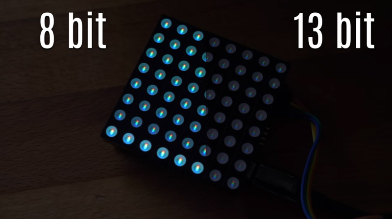 Mastering LED Matrix Control: Bitluni’s Binary Code Modulation Approach